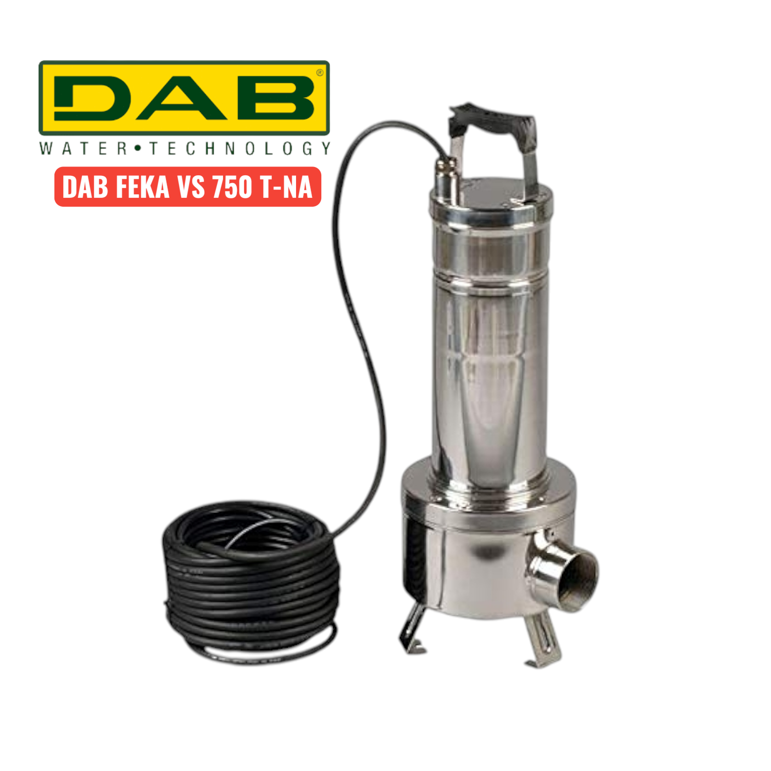 ปั๊มจุ่มดูดน้ำเสีย FEKA VS 750T-NA (97647442) 1HP 380V DAB - BMC ToolsMart